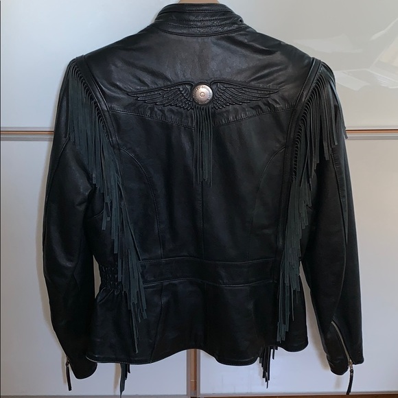 Harley-Davidson | Jackets & Coats | Harley Davidson Leather Fringe ...